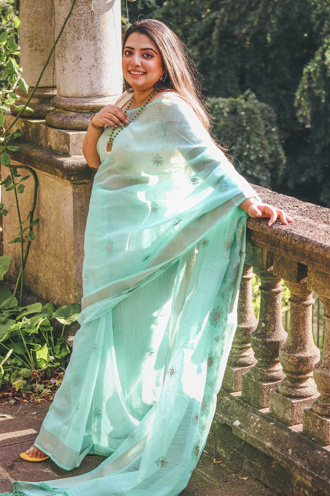 Green Pastel Organza – Shop Maya